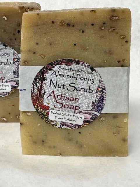 Almond-Poppy Nut Scrub | Sunset Beach Products